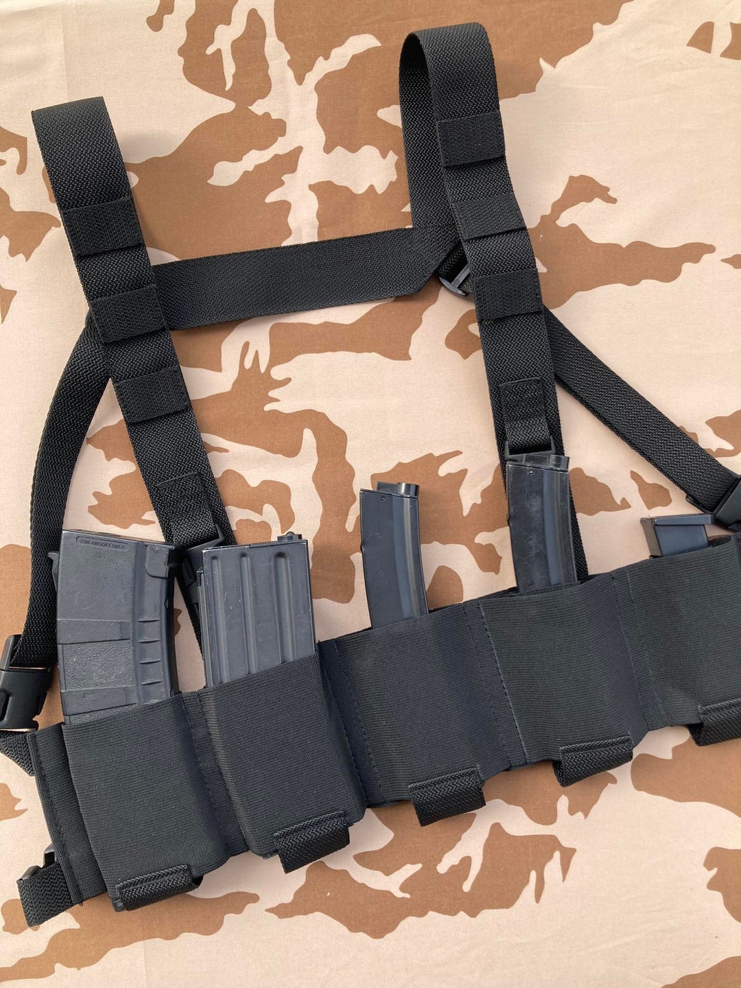 HX55 Universal Chest Rig, Tactical Vest for Airsoft, Milsim, Real Steel ...