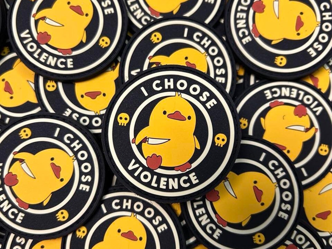 I Choose Violence PVC Morale Patch - Etsy