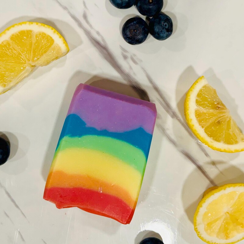 Rainbow Soap - Etsy