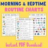 Kids After School Routine Charts, Cute Printable Checklist, Instant ...