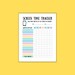 Kids Screen Time Checklist / Tracker, Cute Printable Chore List ...