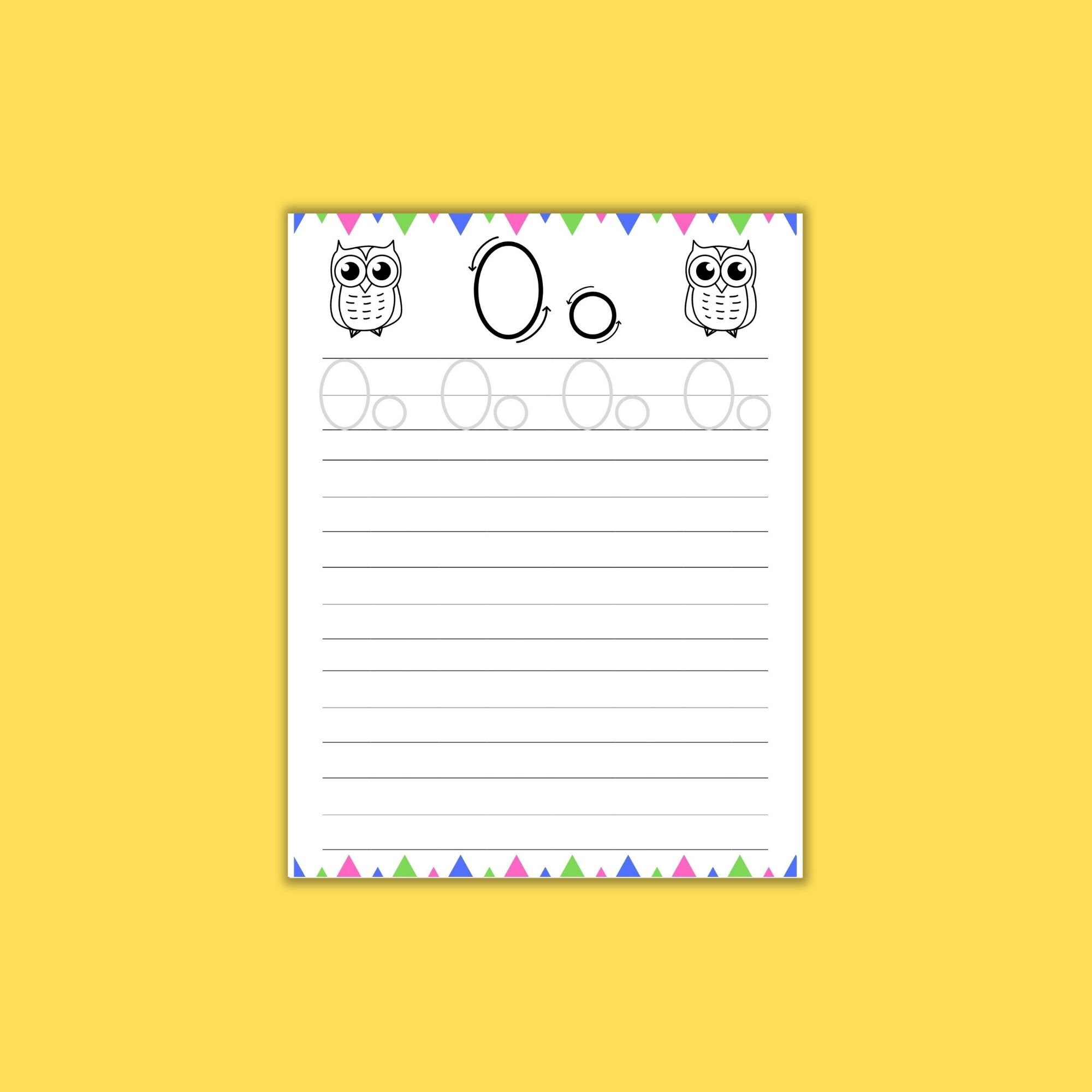 ABC ALPHABET WORKBOOK 55 Printable Worksheets, Kids Activities, Early ...