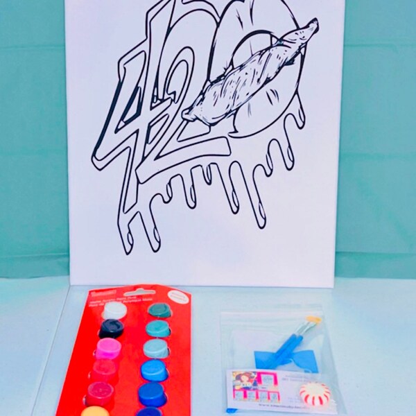 420 Canvas Painting - Etsy