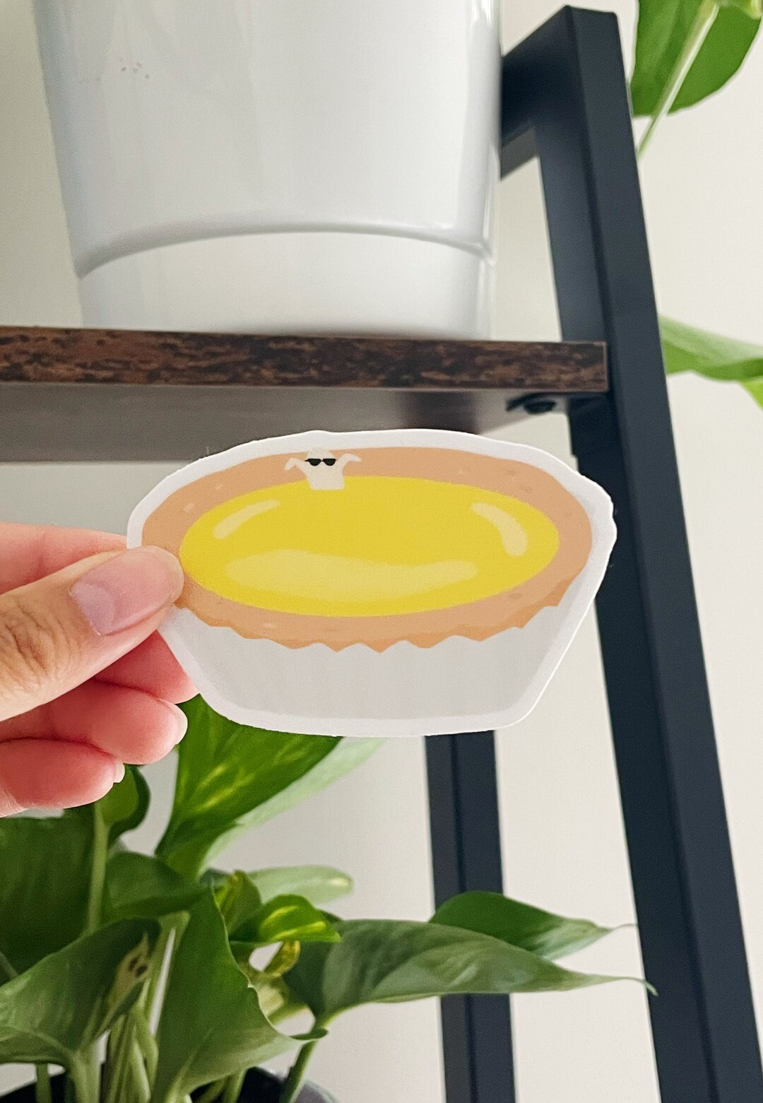 Egg Tart Sticker, Cute Sticker - Etsy.de