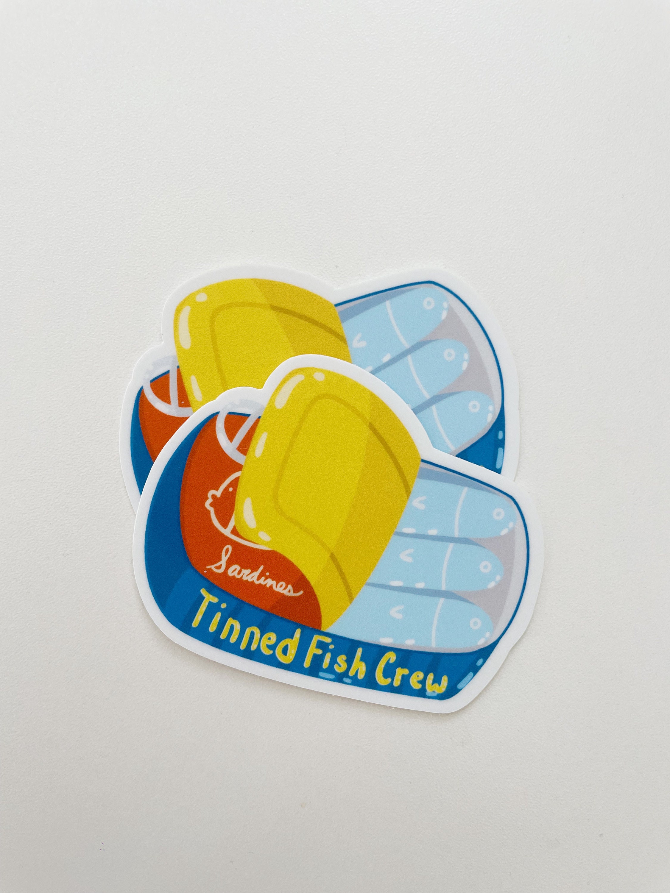 Tinned Fish Sticker, Cute Sticker, Gifts, Sardine Food Sticker, Snack ...