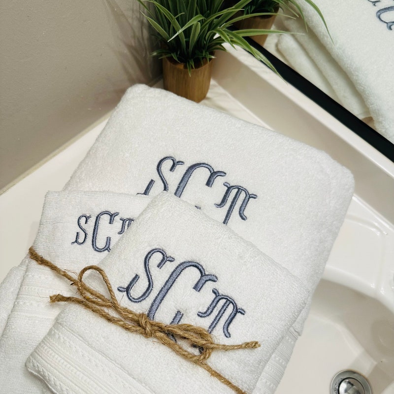 Monogrammed Towels Luxury - Etsy