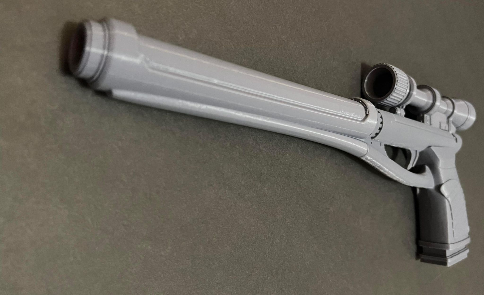 1:1 Scale Star Wars Themed Cad Bane Clone Wars Blaster Raw Print - Etsy