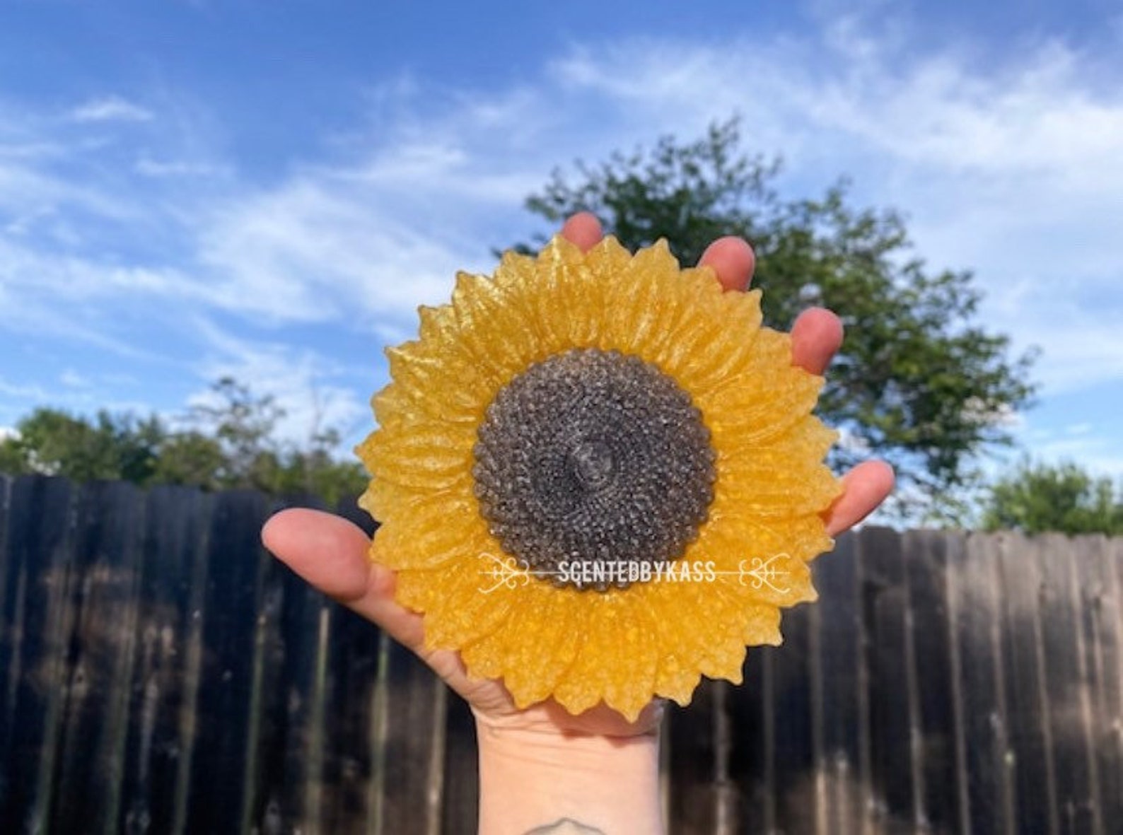 Sunflower Freshie Aromies Sunflower Car Air Freshener | Etsy