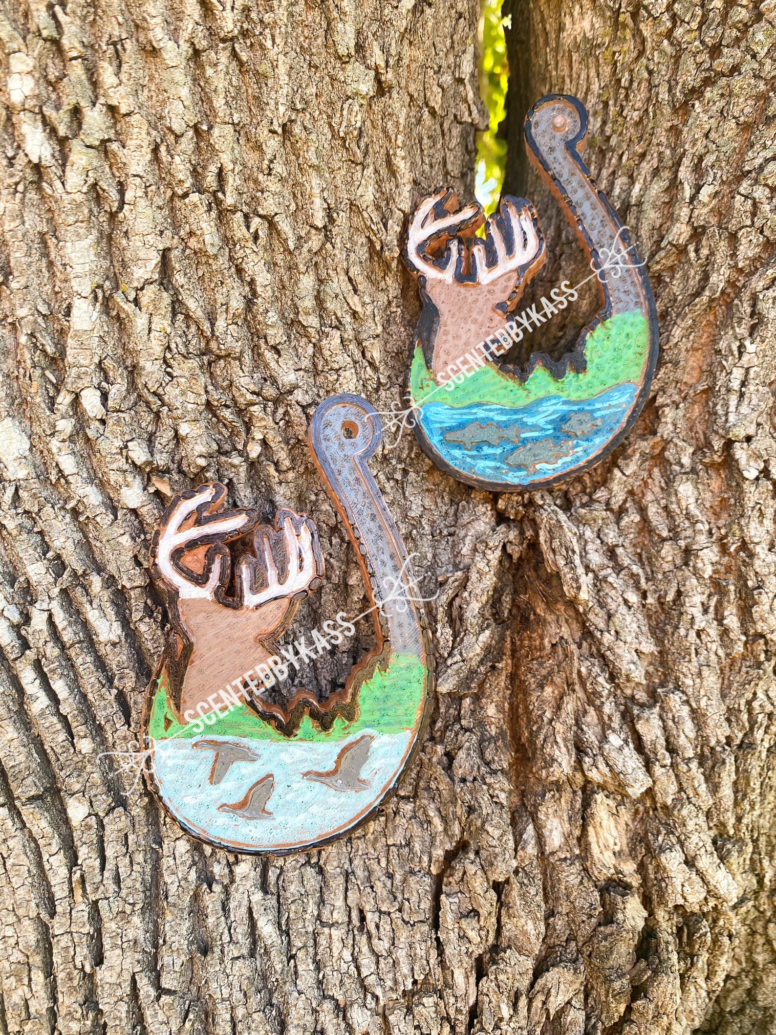 Outdoorsman Freshie Hunting Fresheners Fishing Freshie Car - Etsy