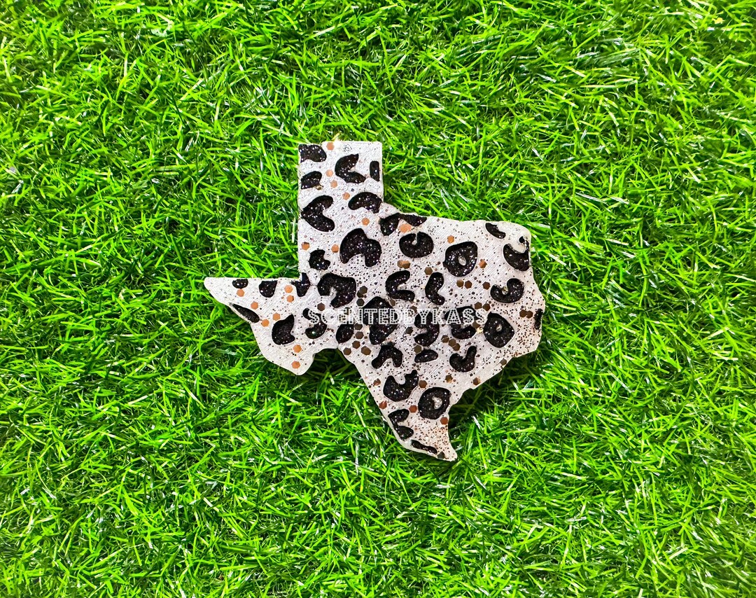 Leopard Print Texas Car Freshie, Leopard Car Freshie, Cheetah Car ...