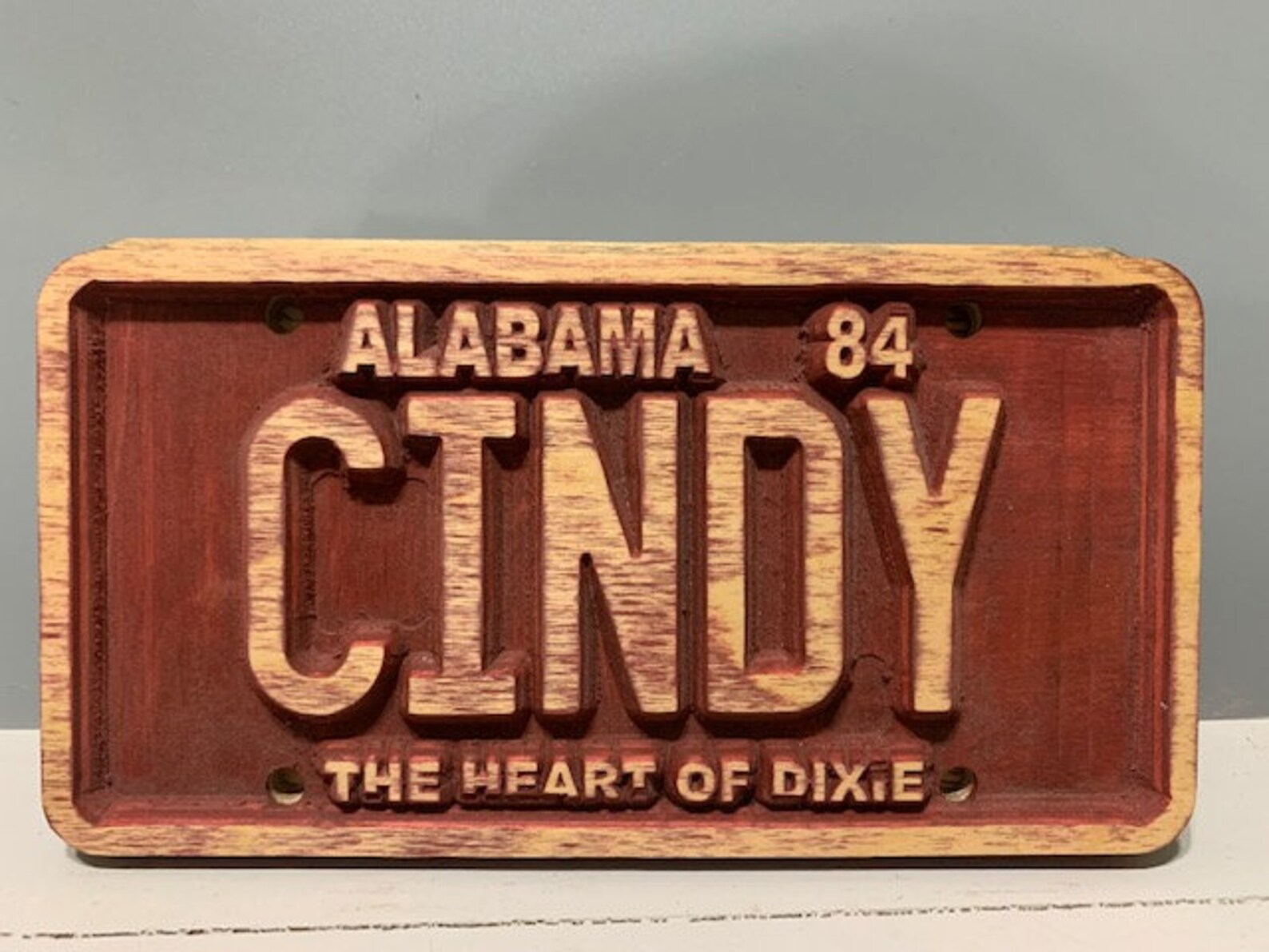Custom Wood License Plate decorative - Etsy New Zealand