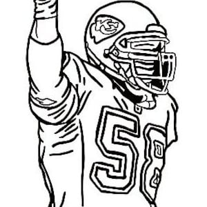 Derrick Thomas Digital Cut Engrave Files Svg, Dxf, Ai, Jpg - Etsy