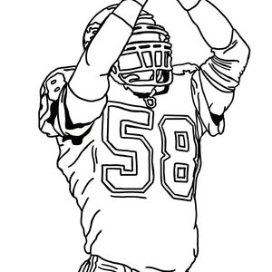 Derrick Thomas Digital Cut Engrave Files Svg, Dxf, Ai, Jpg - Etsy