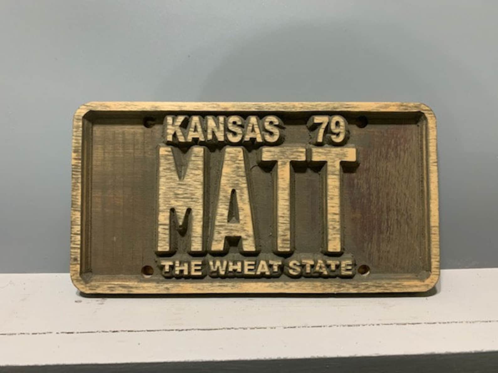 Custom Wood License Plate decorative - Etsy New Zealand