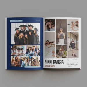 Senior Yearbook Ad Template Custom Graduation Tribute Ad Full Quarter ...