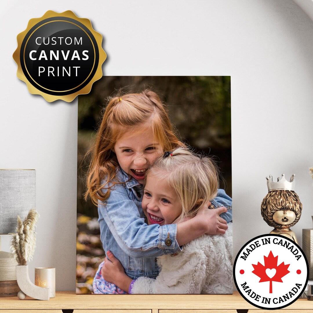 Personalized Canvas Print: Custom Photo Wall Art, Made in Canada - Etsy