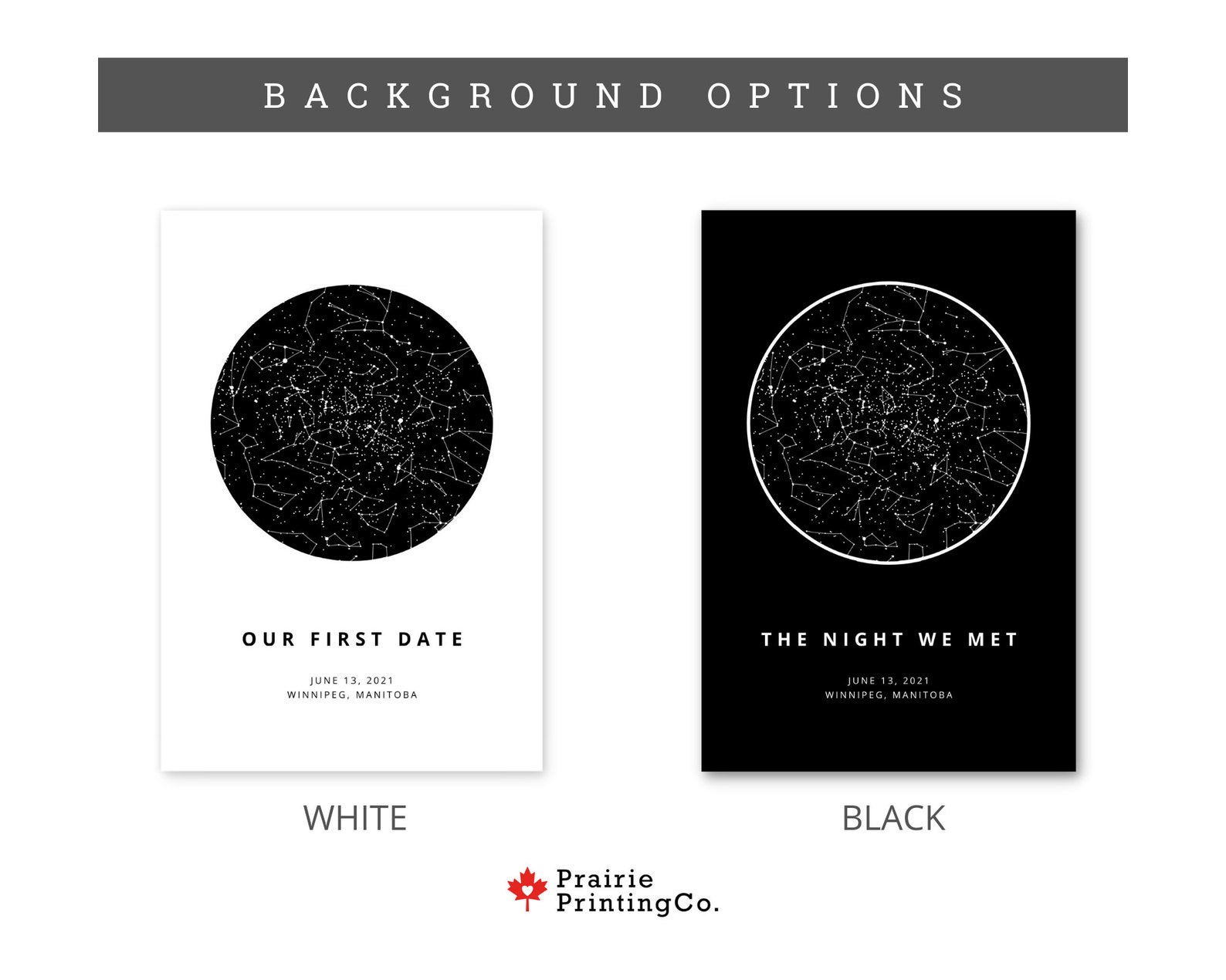 Custom Star Map DIGITAL DOWNLOAD Constellation Map Poster - Etsy