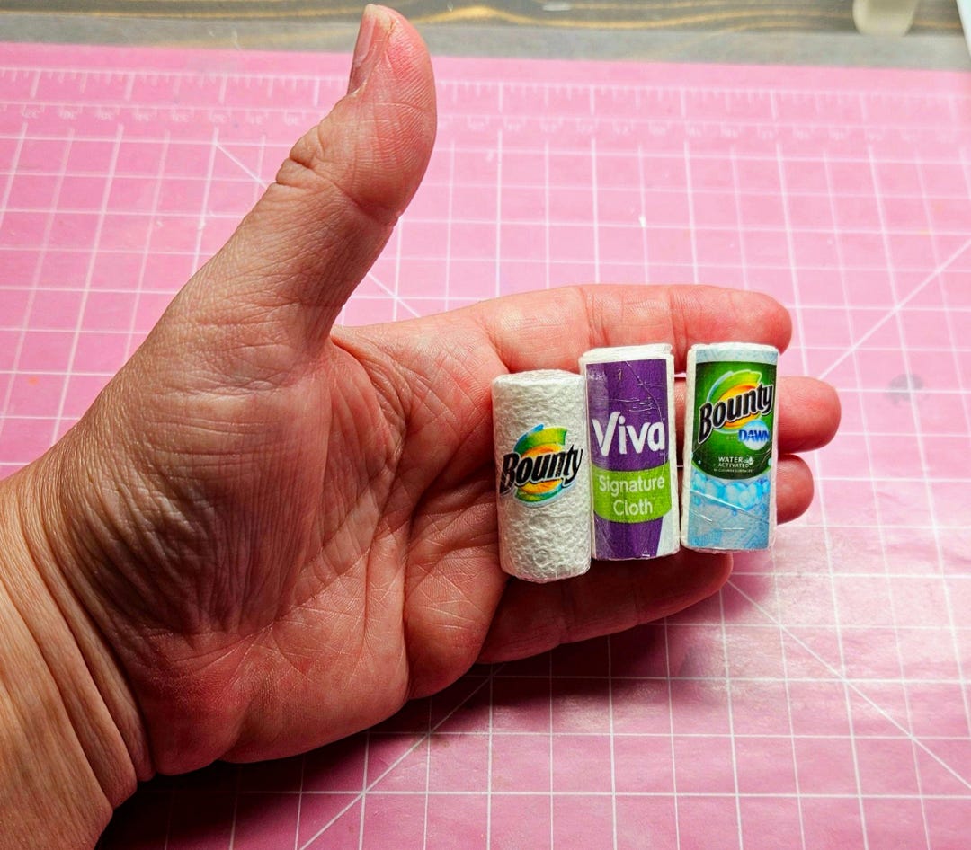 Mini Paper Towel Roll, 1:6 Scale - Etsy