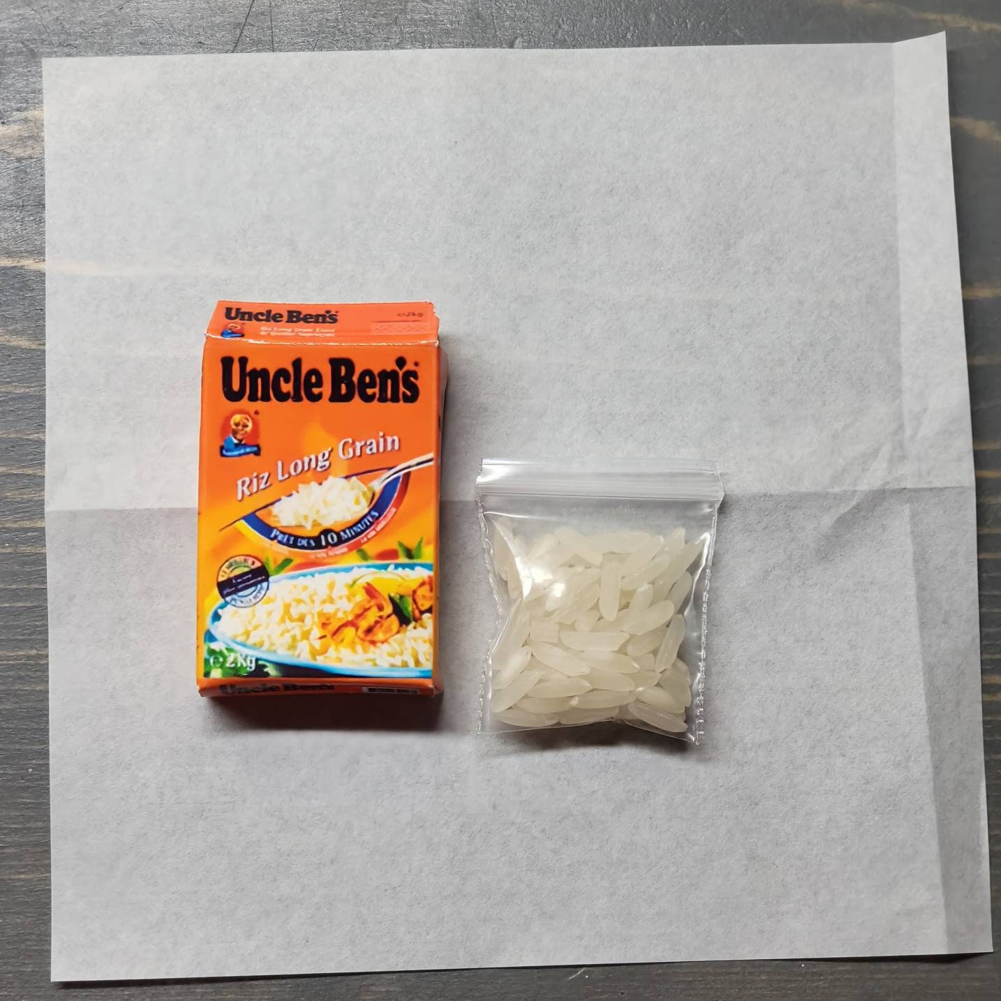 Mini Rice Box W/rice Bag - Etsy