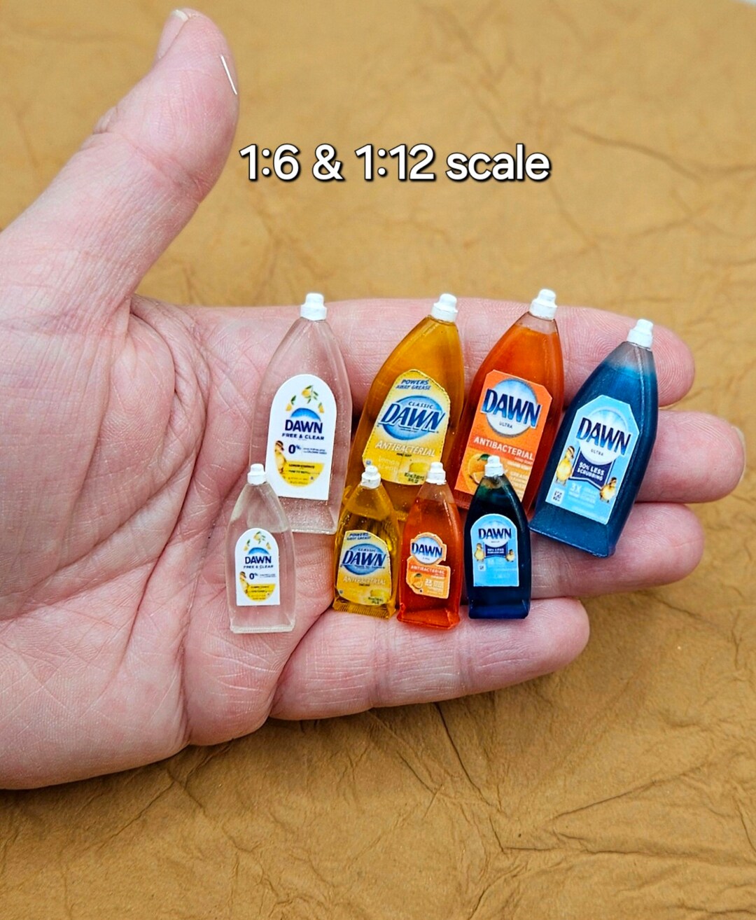 Mini Dish Soap, Mini Dawn Soap, Doll House Prop - Etsy