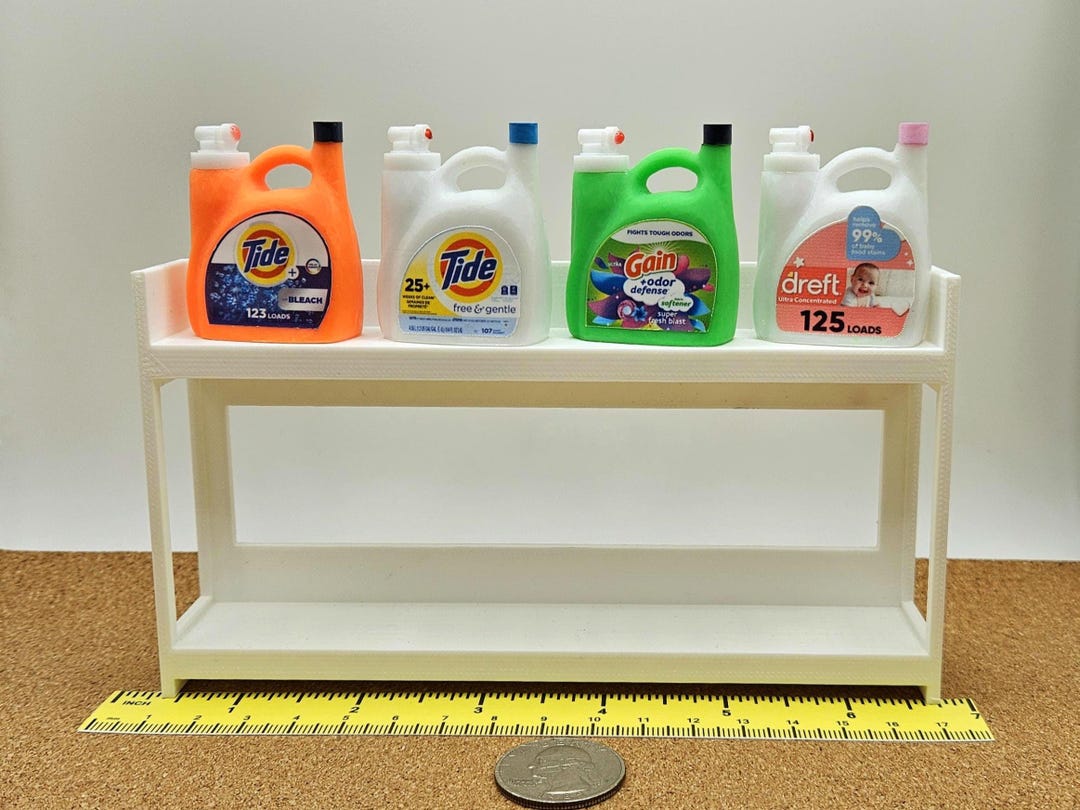 Mini Laundry Detergent W/nozzle, 1:6 Scale, Dollhouse Prop - Etsy