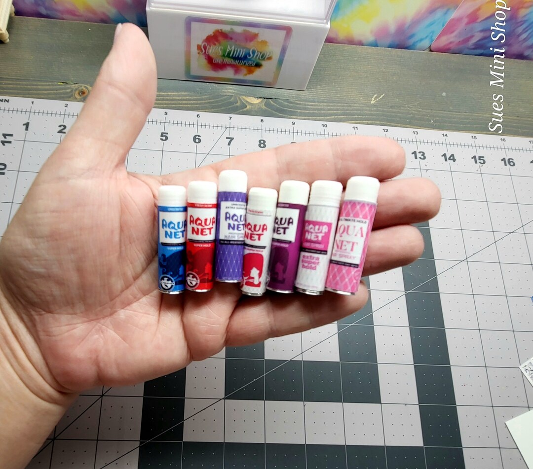 Doll House Hairspray Can, Mini Hairspray, Mini Aqua Net, Mini Rave Can ...