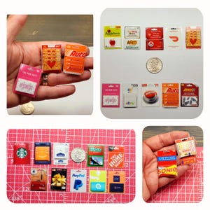 Pretend Store Cards for Doll House, read Description - Etsy