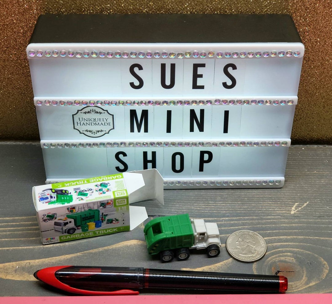 Mini Garbage Truck Mini Waste Mgmt Box Mini Trucks Mini - Etsy