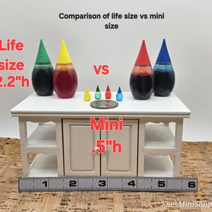 Mini Food Coloring Set, 1:6 Scale - Etsy