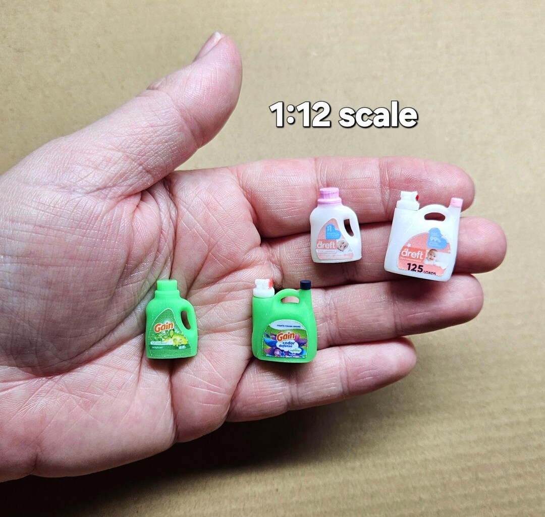 Mini Laundry Detergent, 1:12 Scale, Prop for Doll House - Etsy