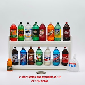 Miniature 2 Liter Soda, (over 54 Flavors) - Etsy