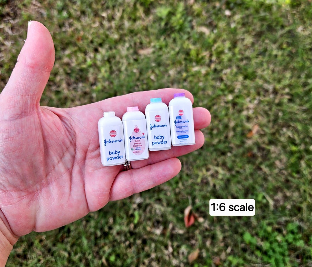 Mini Baby Powder, Doll House Prop - Etsy