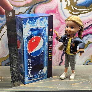 Mini Soda Machine, Mini Vending Machine, 6"h Prop - Etsy