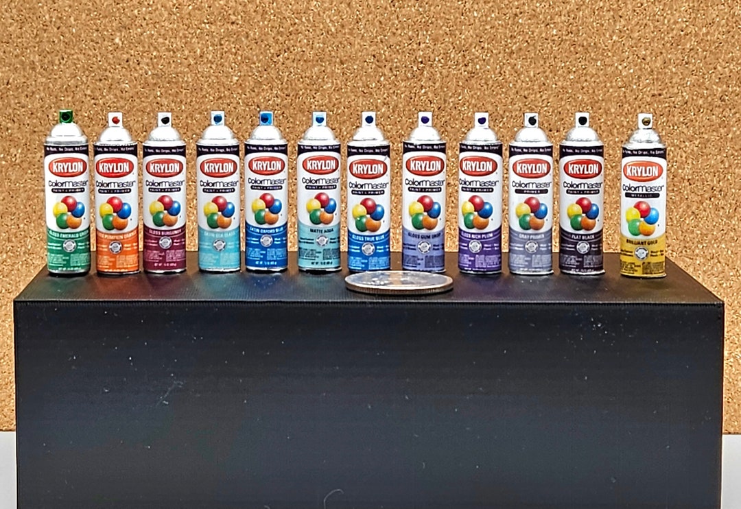 Mini Spray Paint Cans, 1:6 Scale, prop or Display Use - Etsy Canada