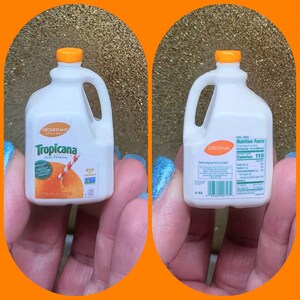 Mini Orange Juice Jug, Mini Milk Jug, Mini Chocolate Milk - Etsy