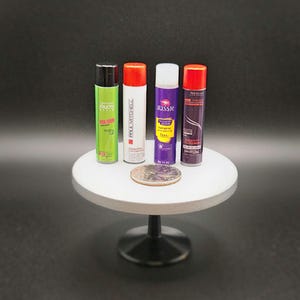 Mini Hairspray Cans (1:6 Scale) - Etsy