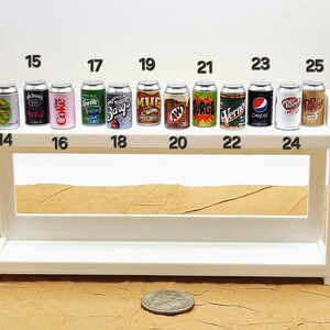 Mini Soda Cans, Tiny Soda Pop Cans, 1:6 Scaled Drinks - Etsy