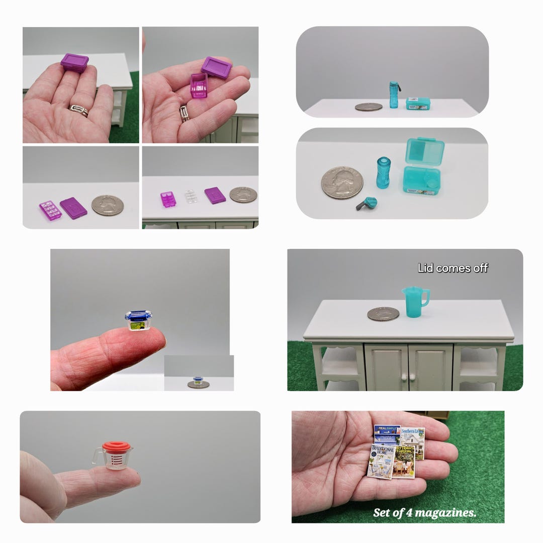 Mini Brands Home, Mini Measuring Cup, Mini Storage Container, Mini Fan ...