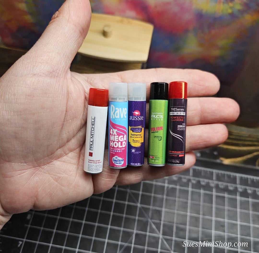 Mini Hairspray Cans 1:6 Scale - Etsy