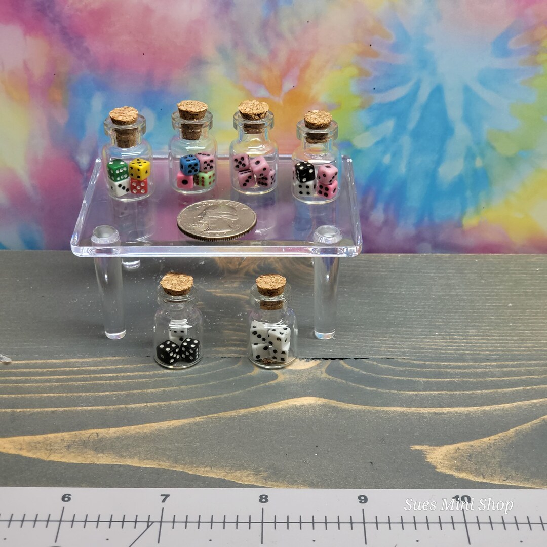 Micro Dice Jar Mini Dice Jar - Etsy