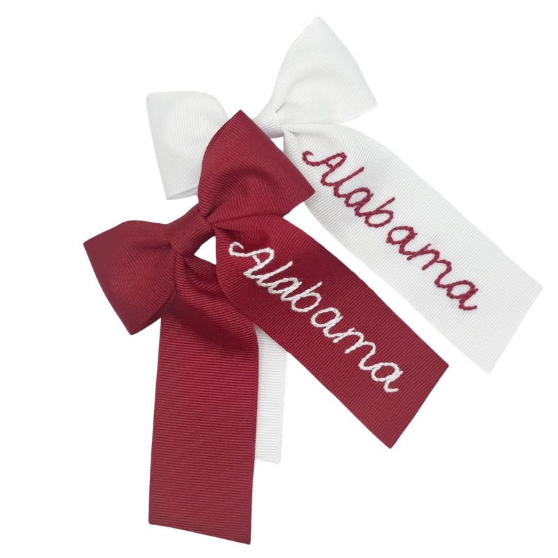 Alabama Hair Bow - Etsy