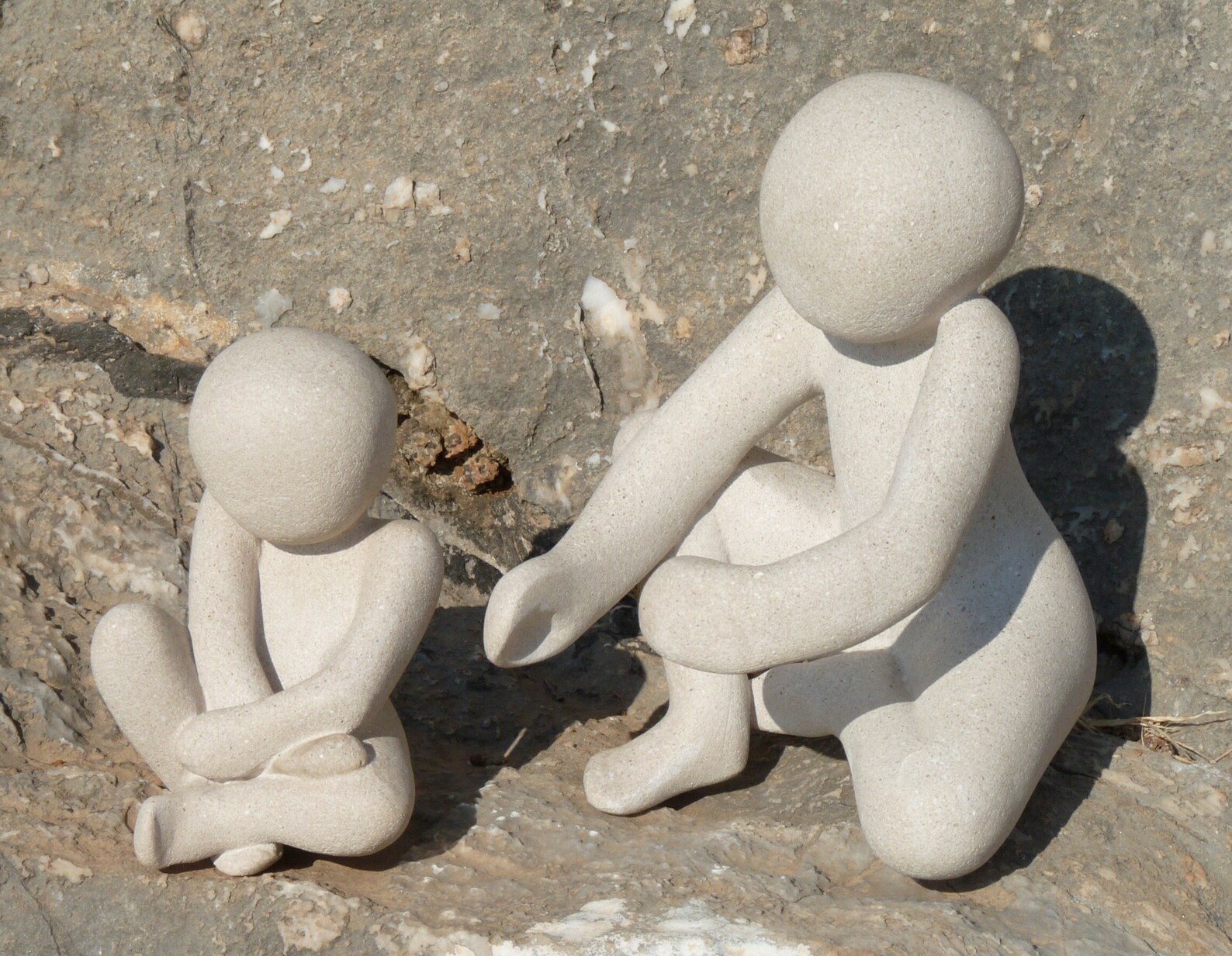 Me & Myself Sculpture: Interactive Marble Sculpture for Self Care ...