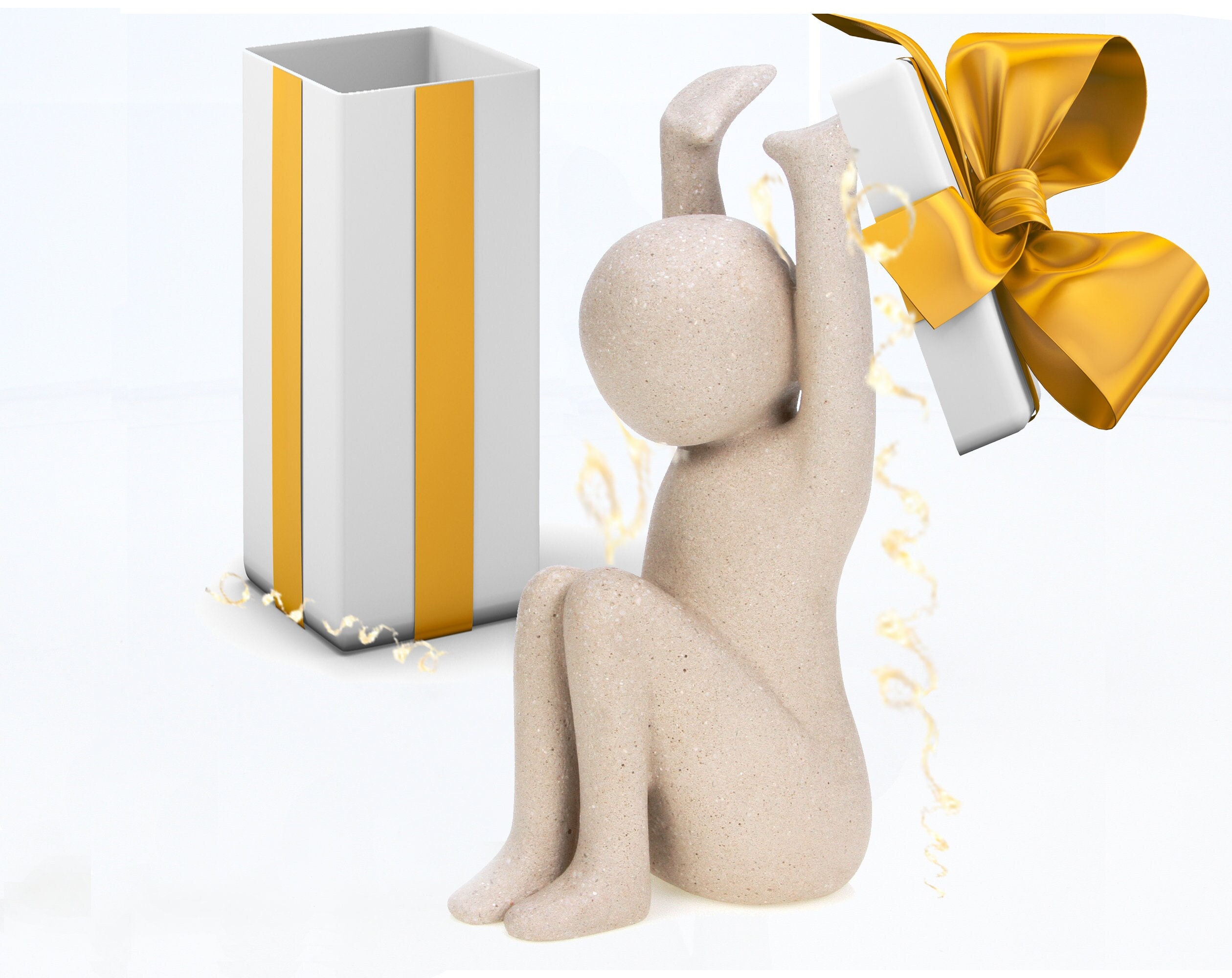 Self-discovery or Joy: Tactile Marble Sculpture for Self-care - Etsy