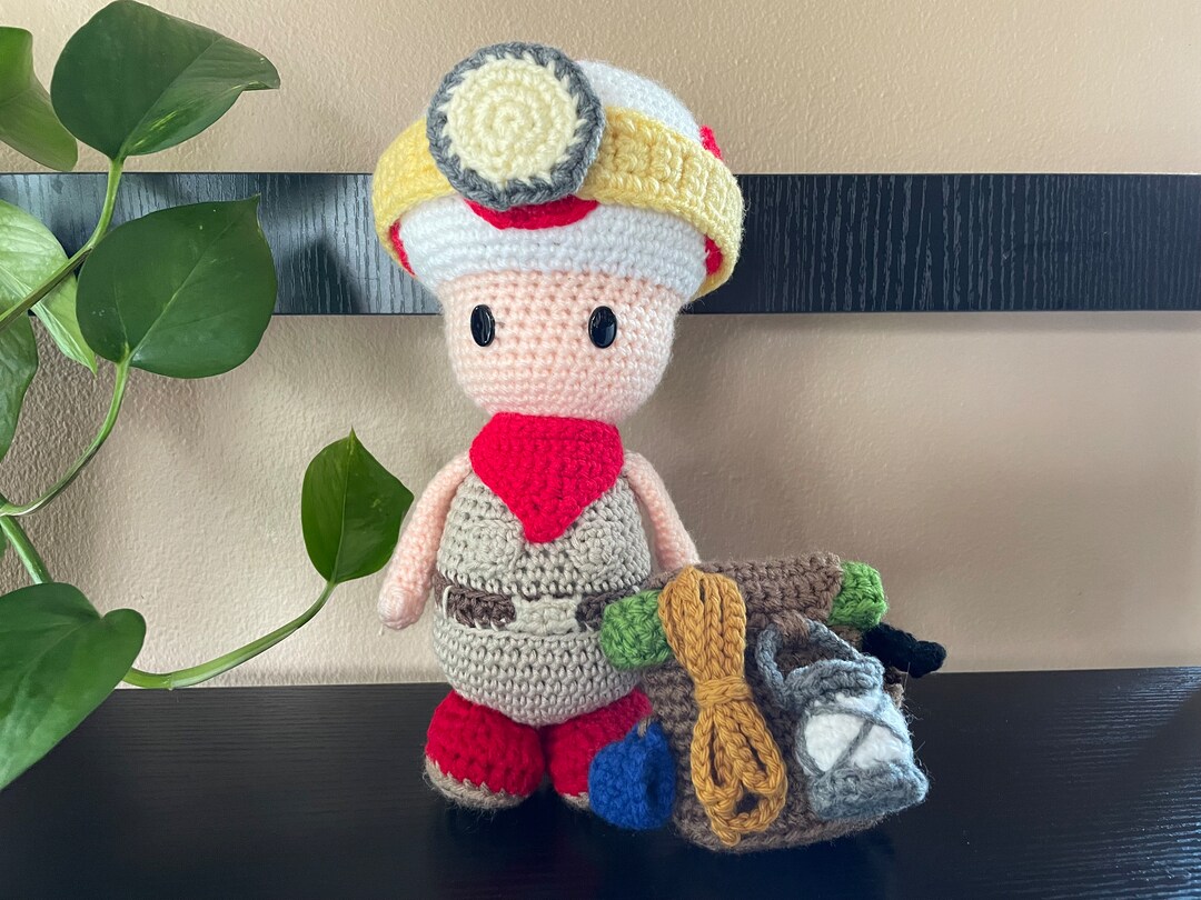 Crochet Amigurumi Captain Toad With Backpack Doll - Etsy