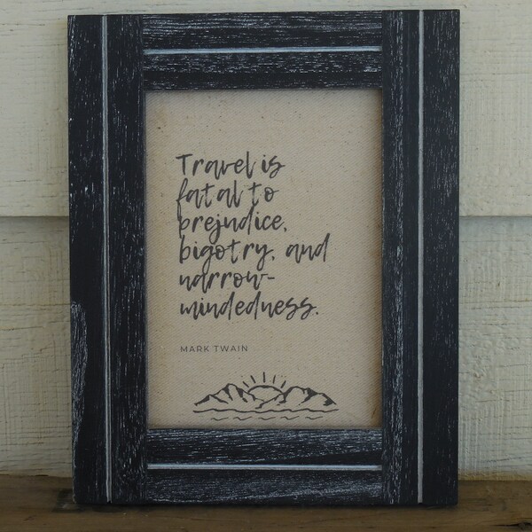 Travel Quote Frame - Etsy