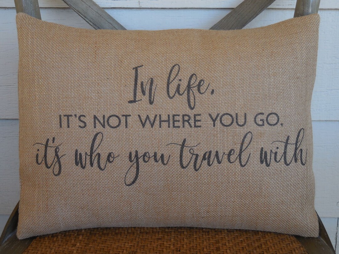 Travel Friend Pillow, Gift for Travelers, Road Trip Gift, Travel Gift ...