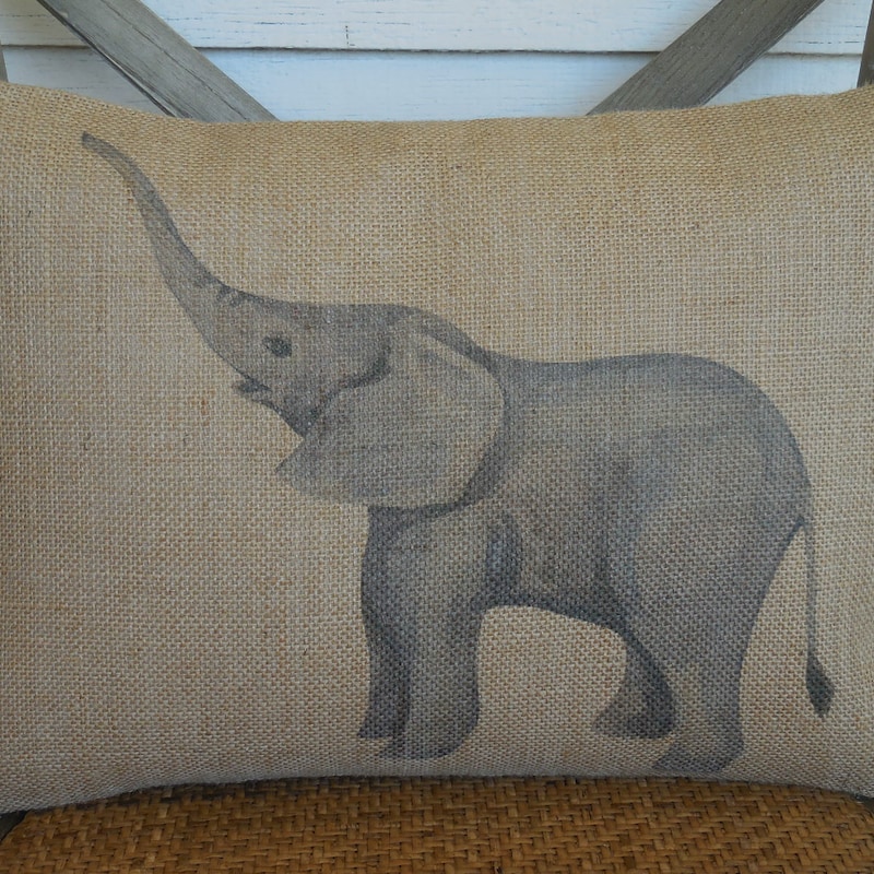 Elephant Pillows - Etsy