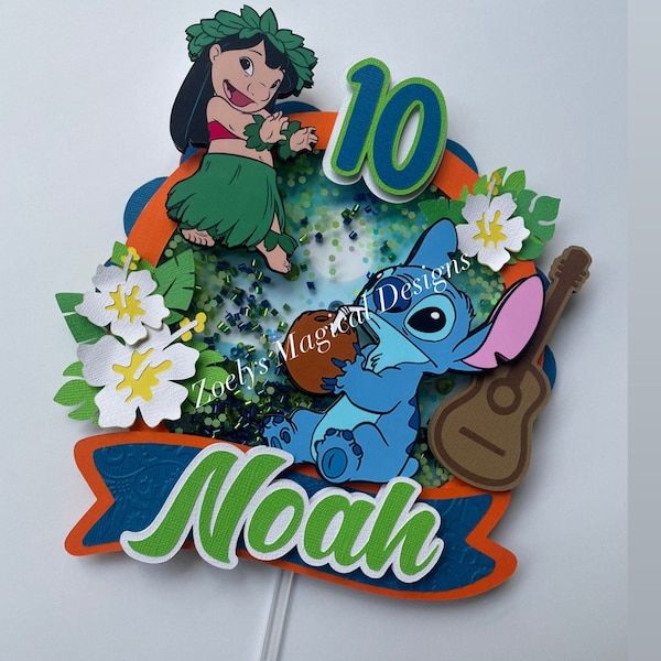 Lilo and Stitch Cake Topper - Etsy