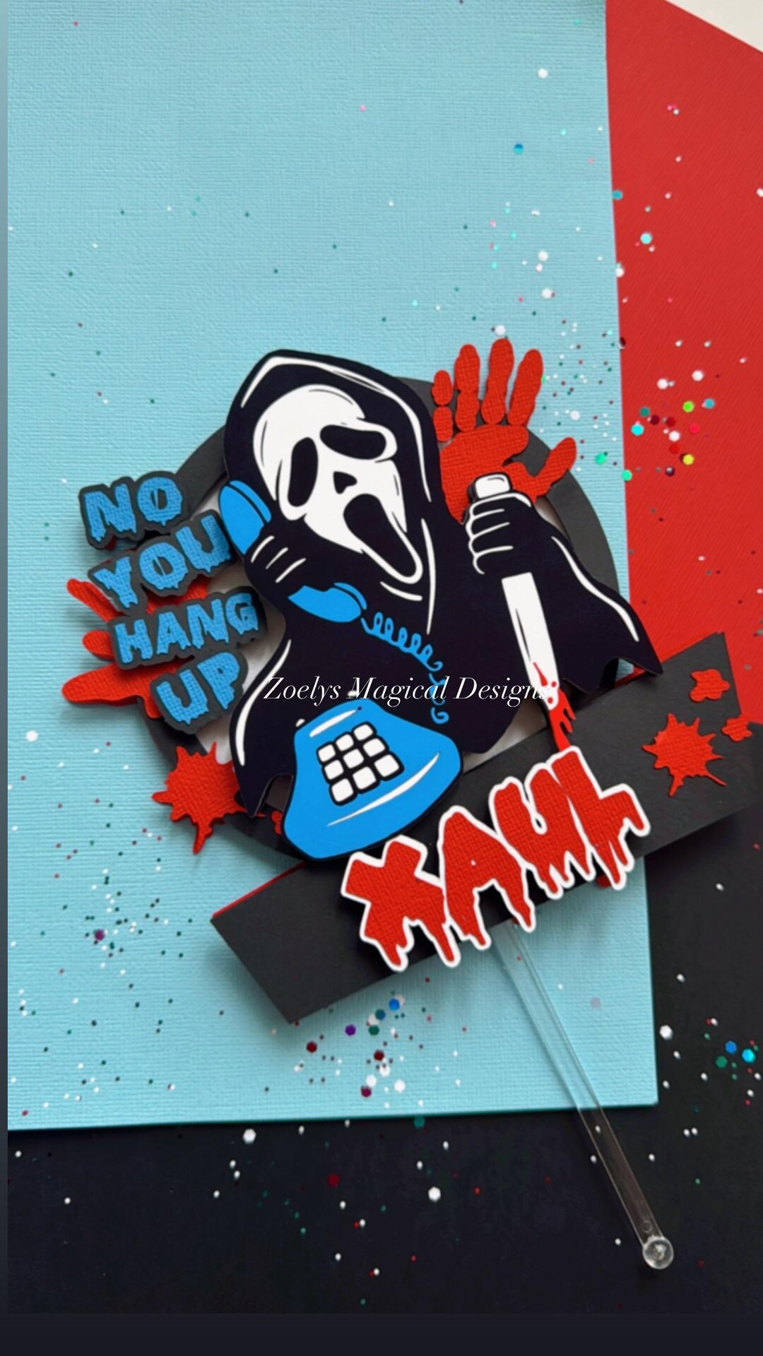 Scream Cake Topper - Etsy