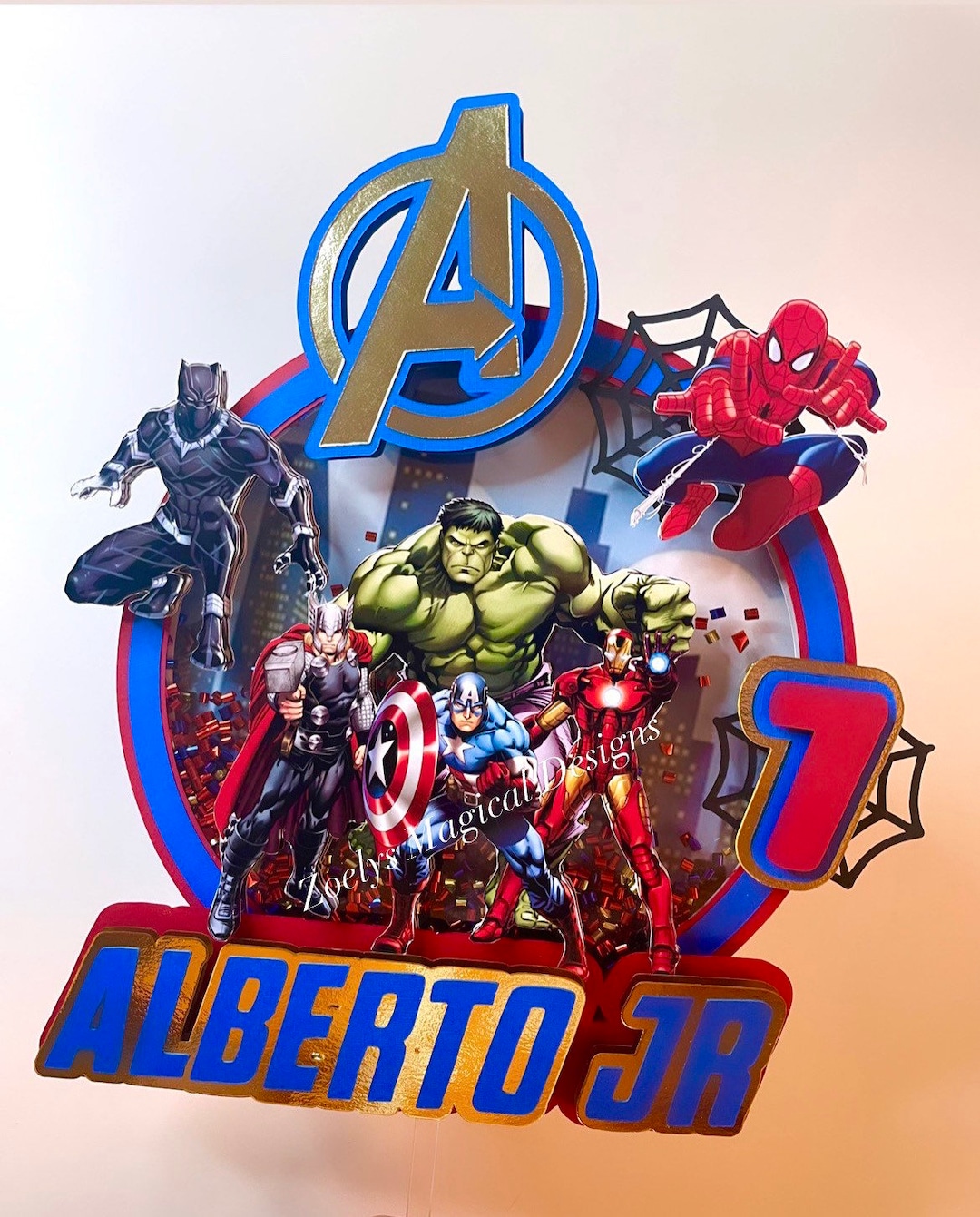 Avengers Cake Topper - Etsy